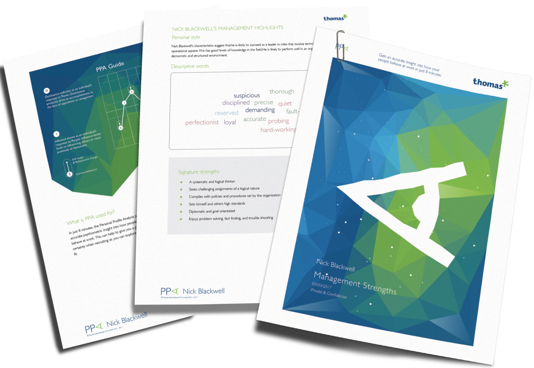 Personal Profile Analysis (PPA)